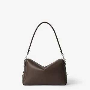 Fendi Lui Chocolate Brown Leather Bag